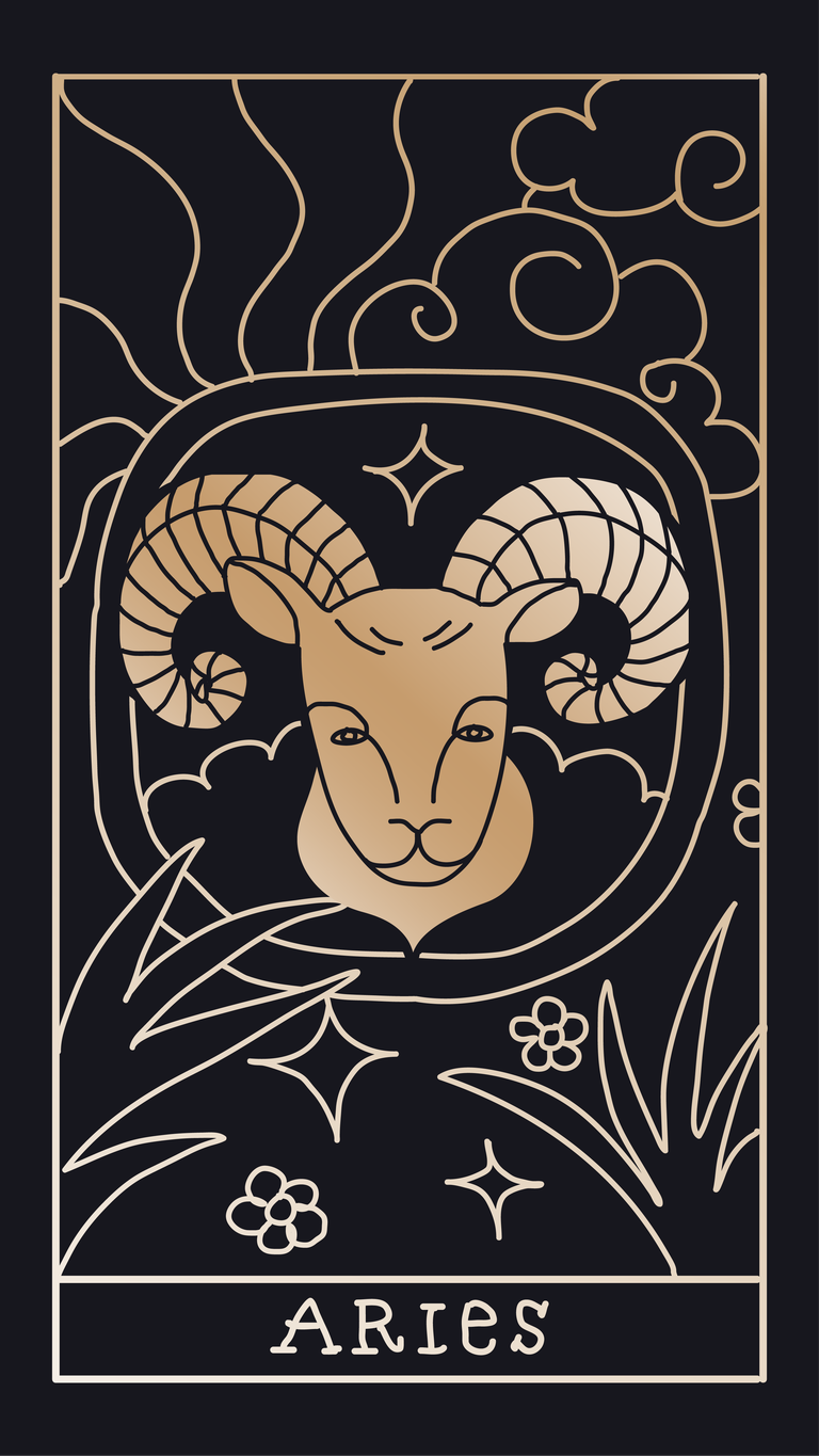 free aesthetic zodiac signs doodle art v... | Magipik Free Vector