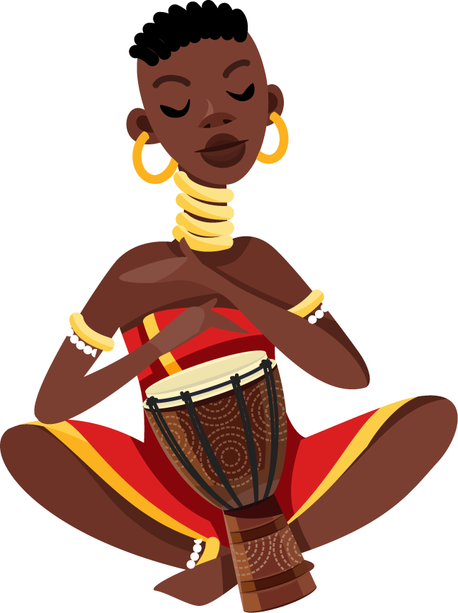 free african people african people clothing vector 689326