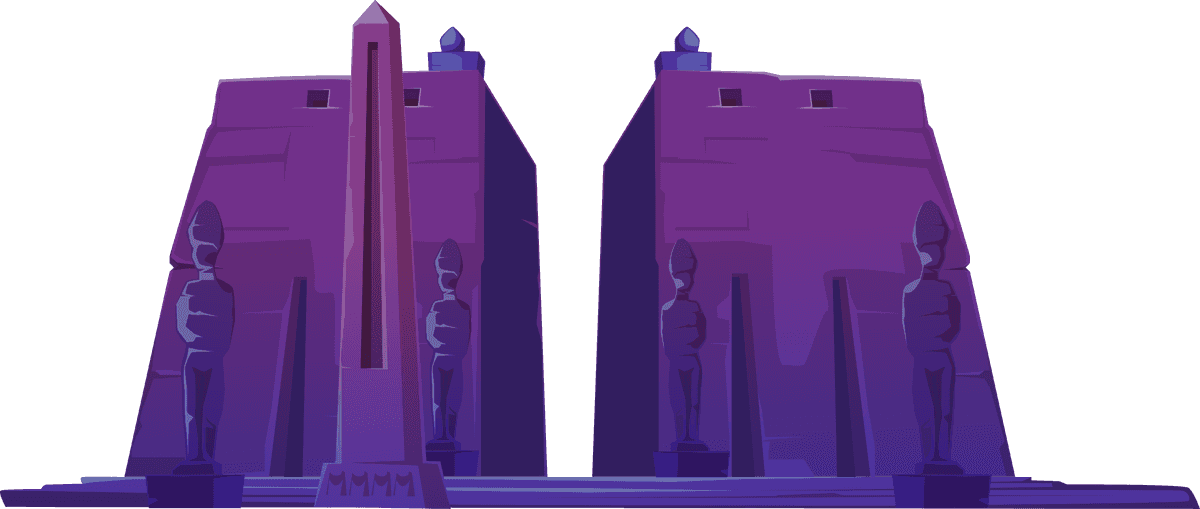 free ancient egypt landmarks pyramids ph... | Magipik Free Vector