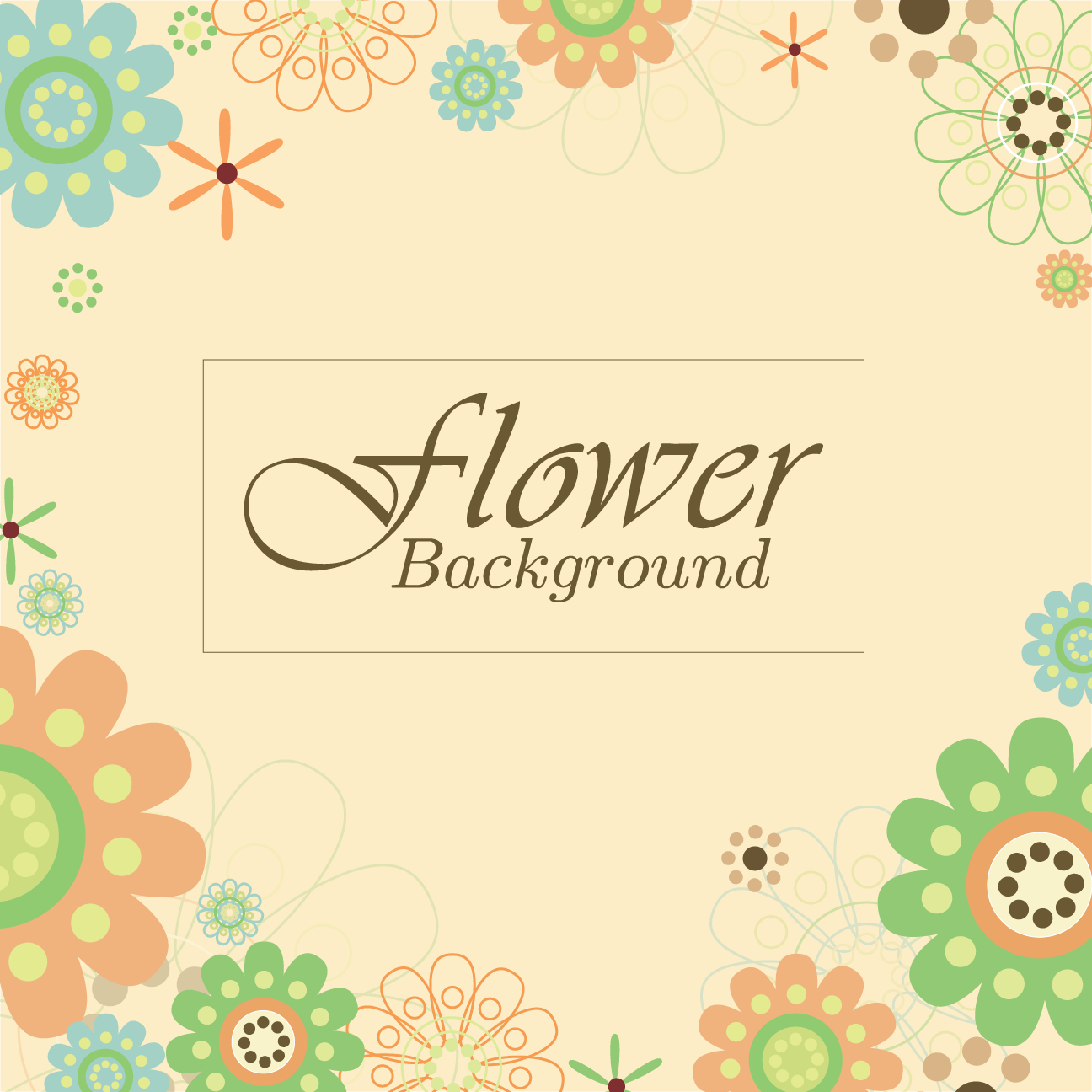 free floral backdrop for invitations and vector 870505