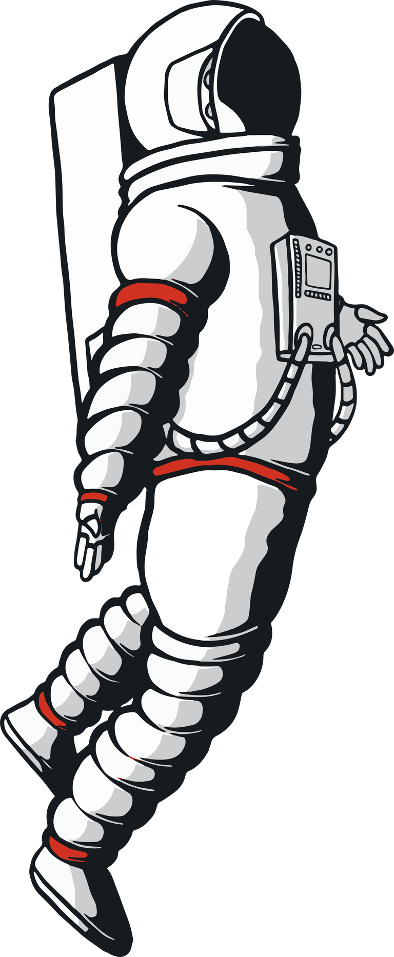free astronaut collection realistic vector 824470