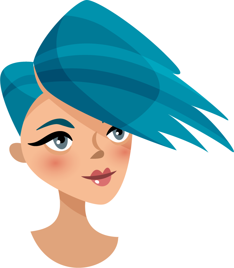 cartoon style avatar illustration of a t... | Magipik Free Vector