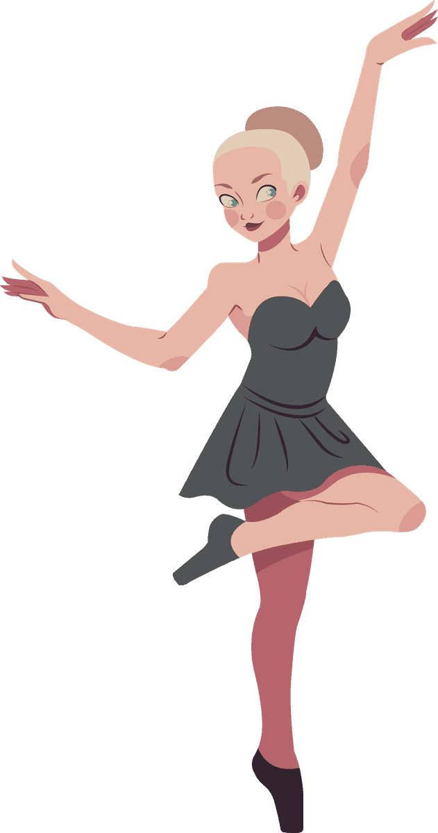 free ballet dancer icons dynamic sketch vector 443753