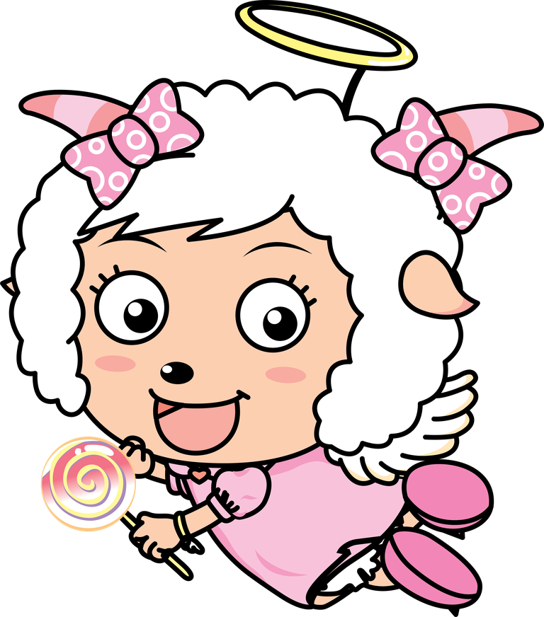 free beautiful sheep goat and big big wolf ai vector 900069