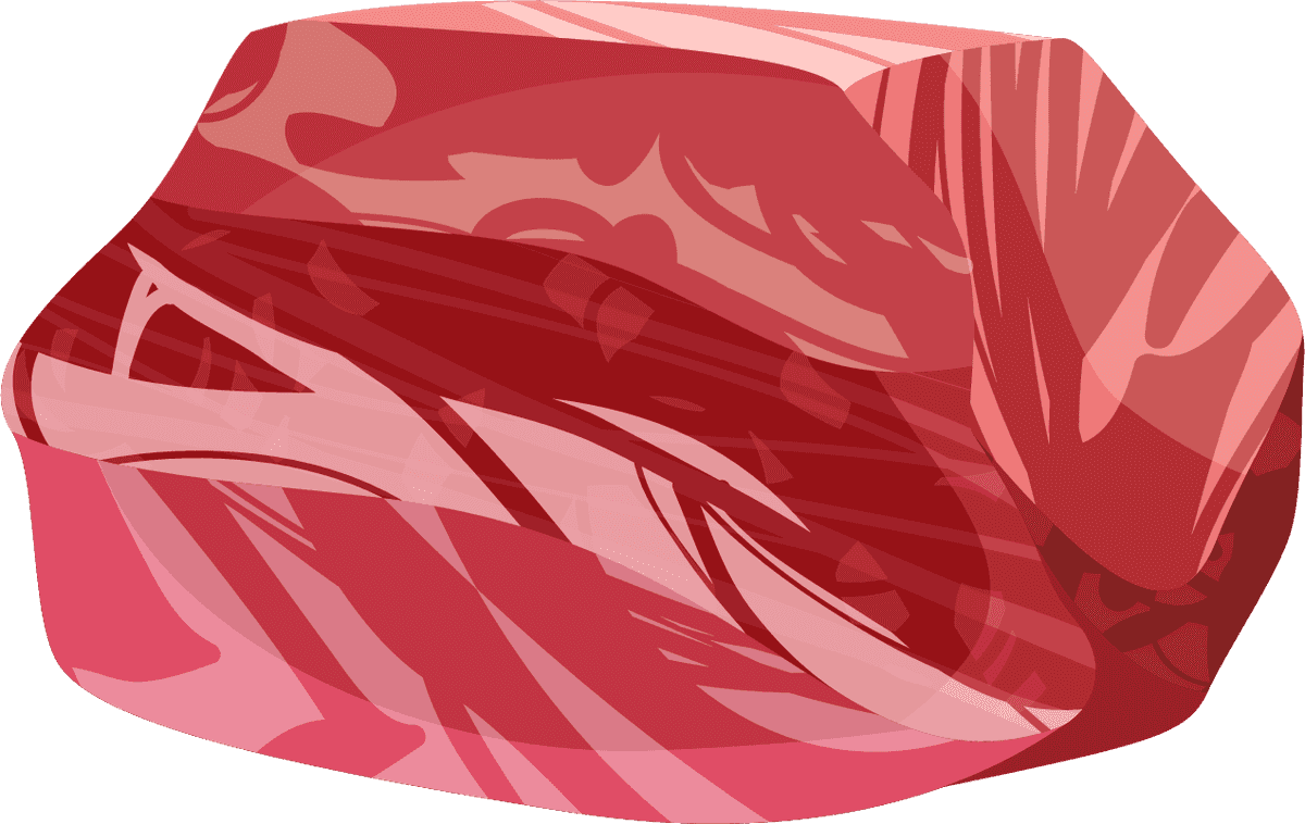 beef butcher cartoon set for playful food-related projects and ...