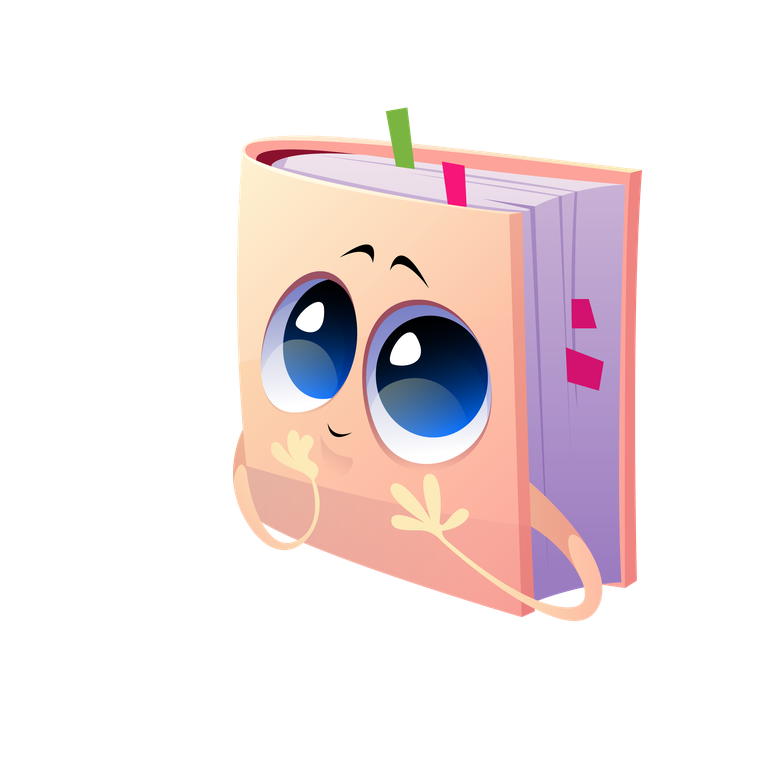 free book magic set cartoon books characters vector 742242