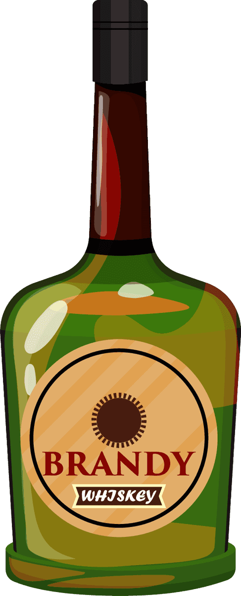 free brandy bottles icons colored flat sketch vector 713965