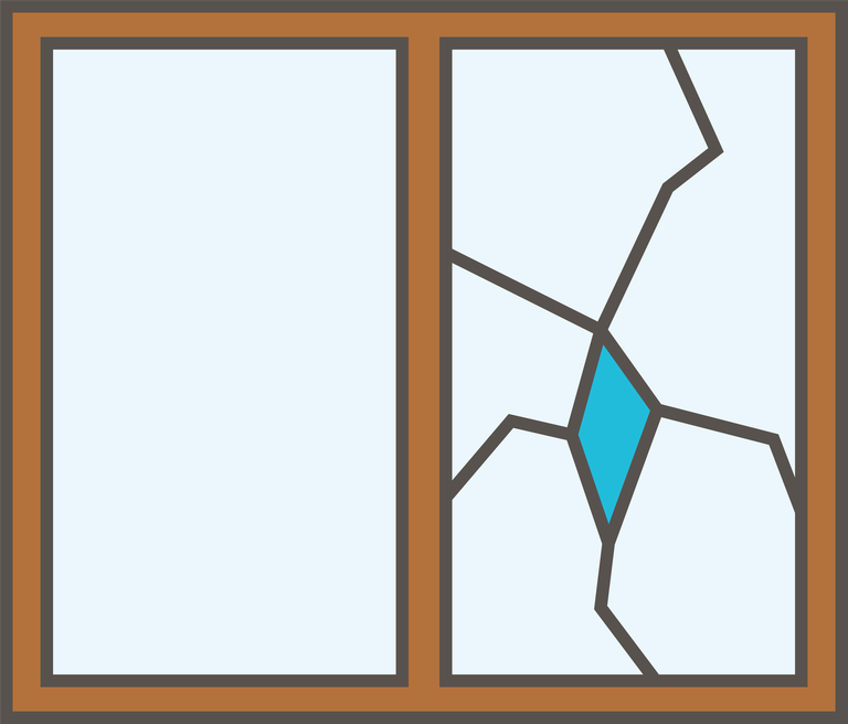 free broken glass broken glass on differ... | Magipik Free Vector