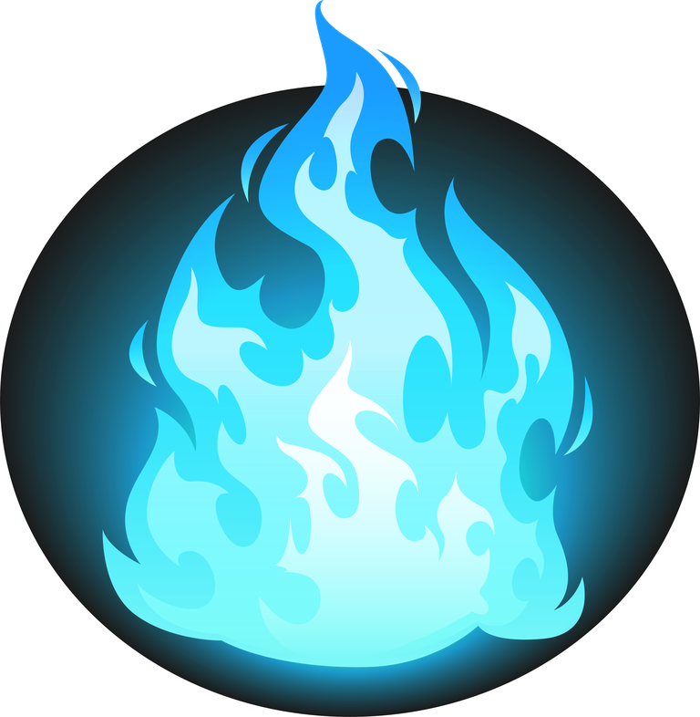 free burning blue fire frames borders flame vector 732908