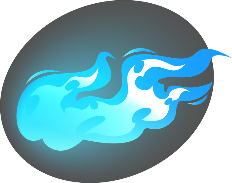 free burning blue fire frames borders flame vector 49054