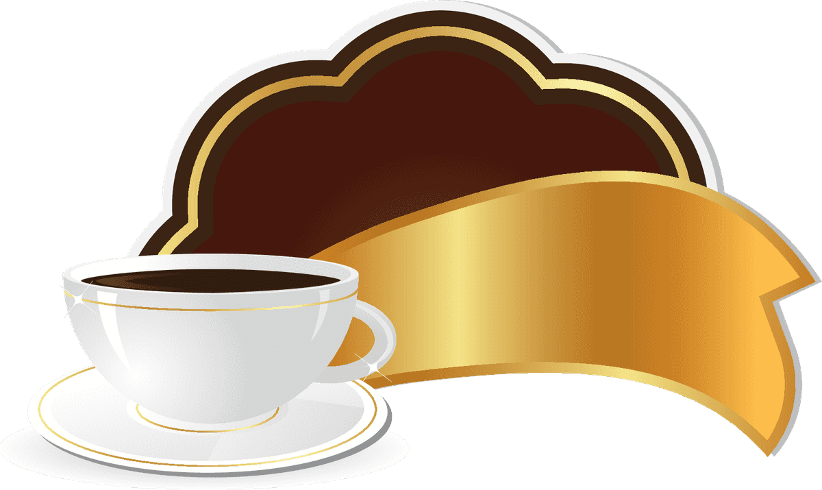 cafe logo coffee tags set featuring elegant cup design and premium ...