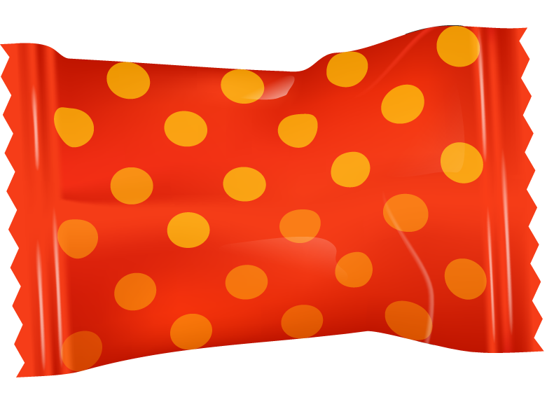 candy candy realistic set featuring playful dotted wrappers for fun ...