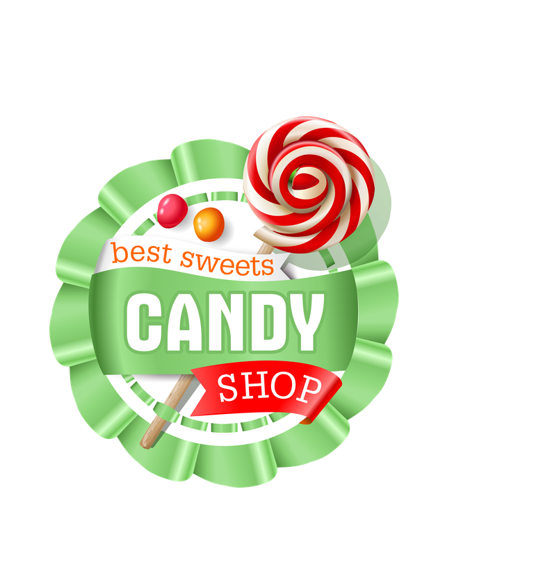 free candy icon set lollipop logos stickers vector 617082