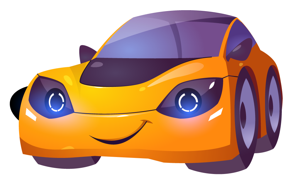 free cartoon car character express happy sad vector 237065