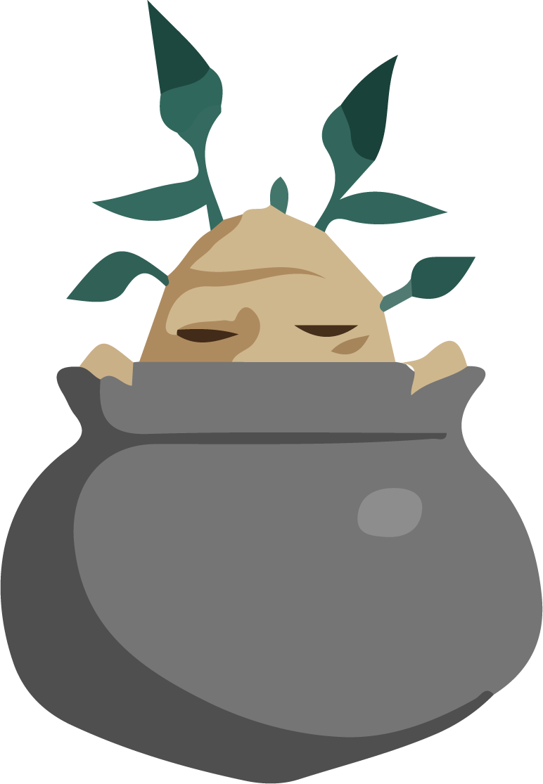 free cartoon characters ginseng funny ve... | Magipik Free Vector