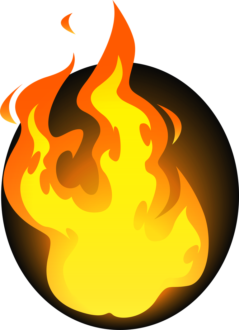 free cartoon fire frames bonfire blazing vector 713242