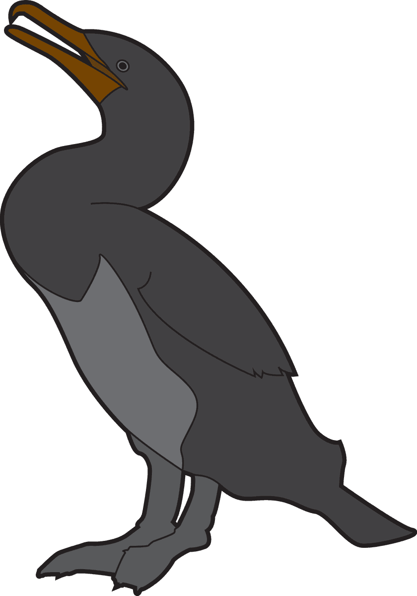 free cartoon flightless birds collection... | Magipik Free Vector