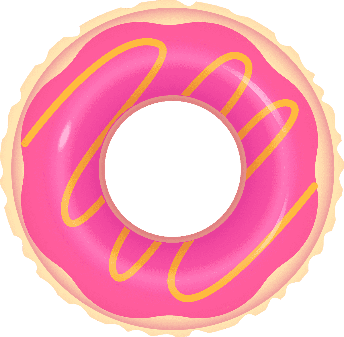 fun cartoon pool party object collection with colorful floats and ...