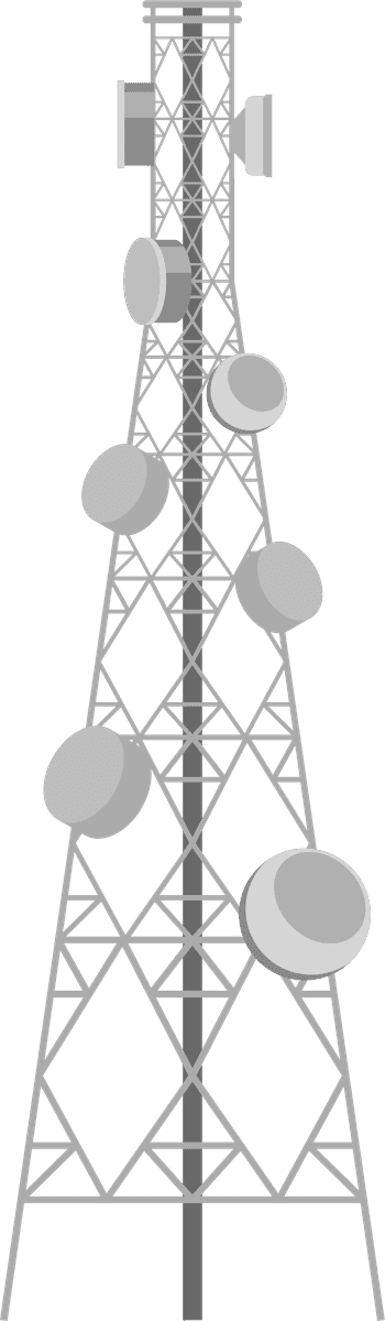 free cartoon radio towers illustration vector 681115