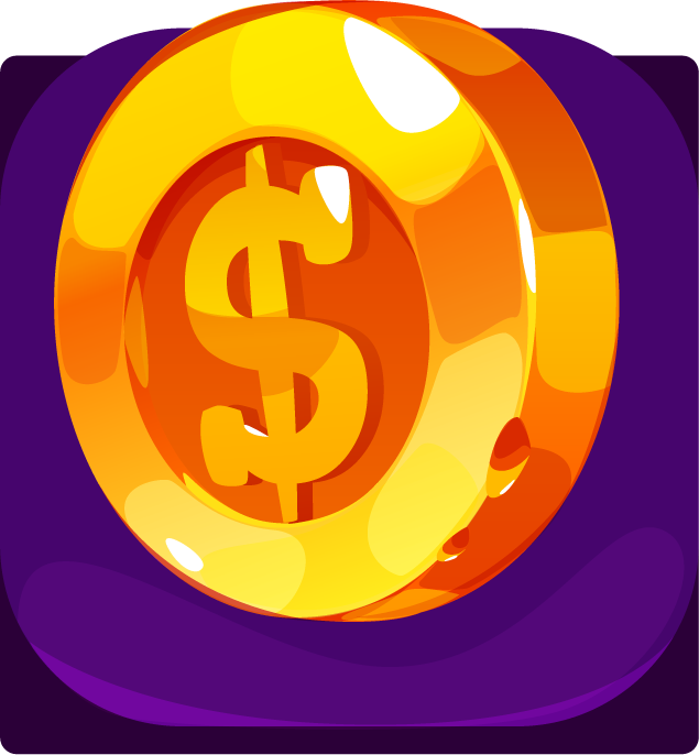 free cartoon skull coin star xp gold cup vector 213310