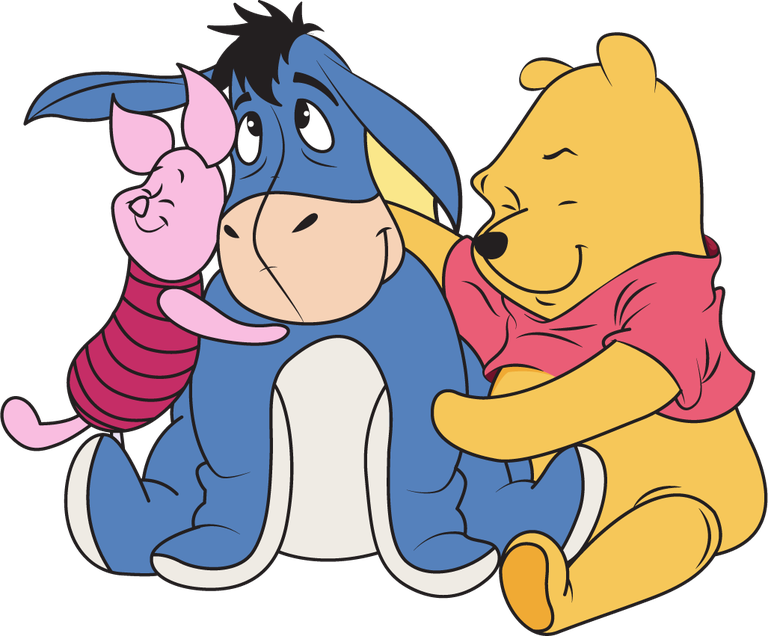 free cartoon winnie the pooh cartoon vector 11554