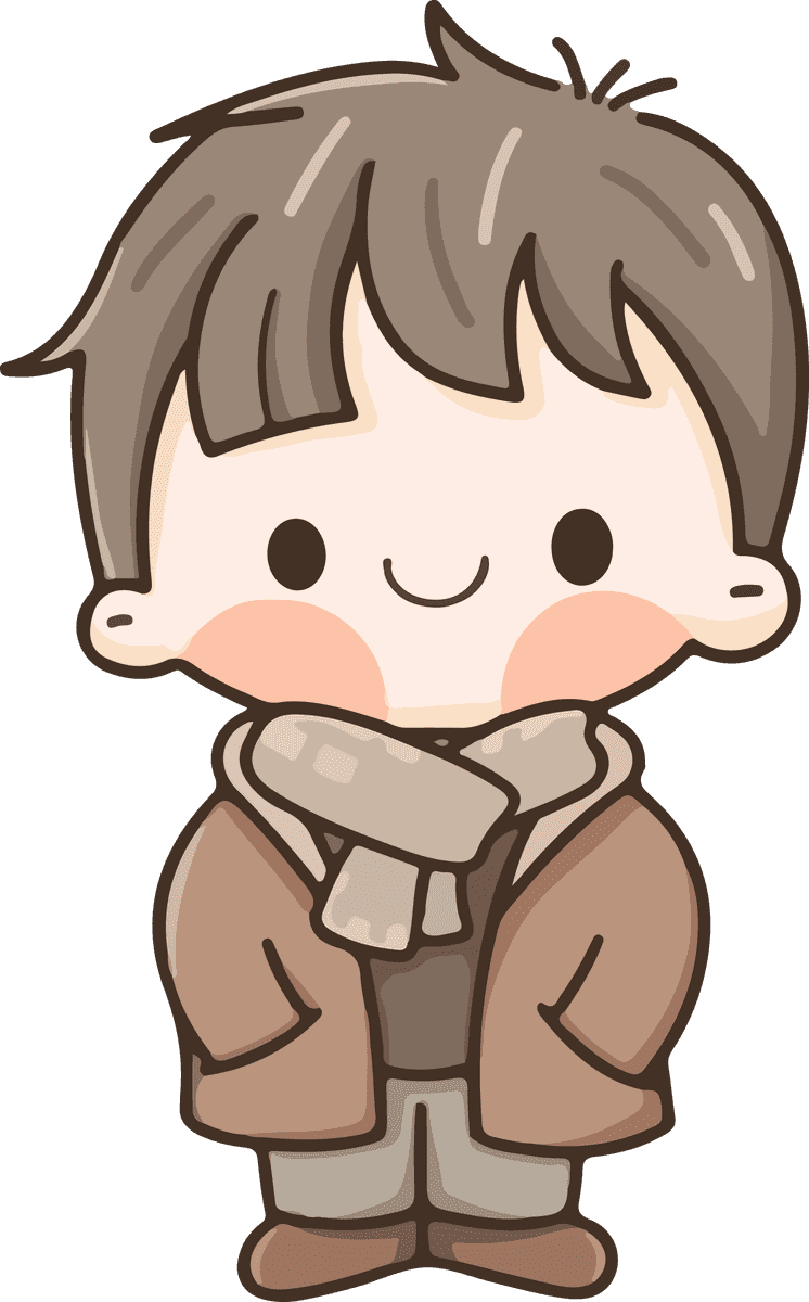 chibi people fashion colorful sticker featuring adorable characters in ...