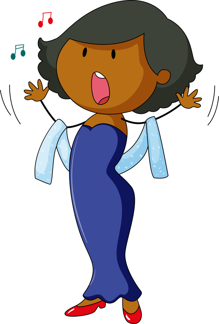 free child singer kids singing and danci... | Magipik Free Vector