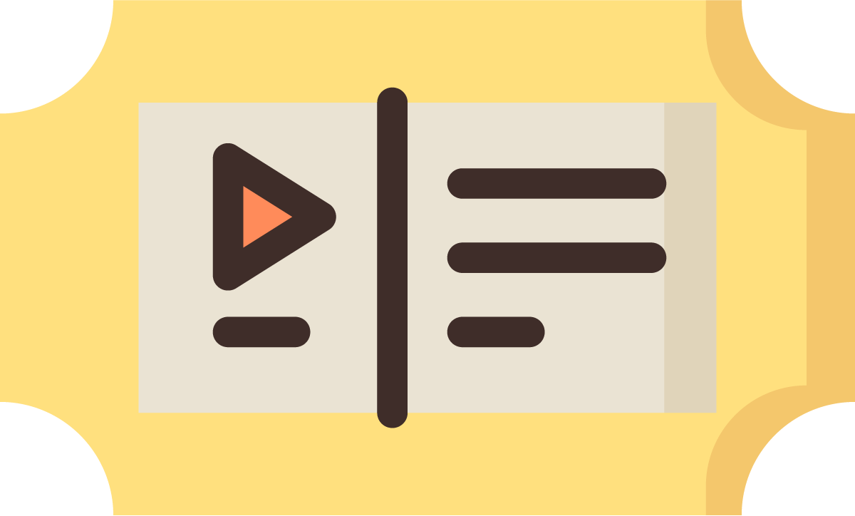 free cinema icons pack isolated cinema v... | Magipik Free Vector