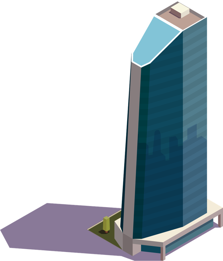 free city skyscrapers isometric composition vector 781862