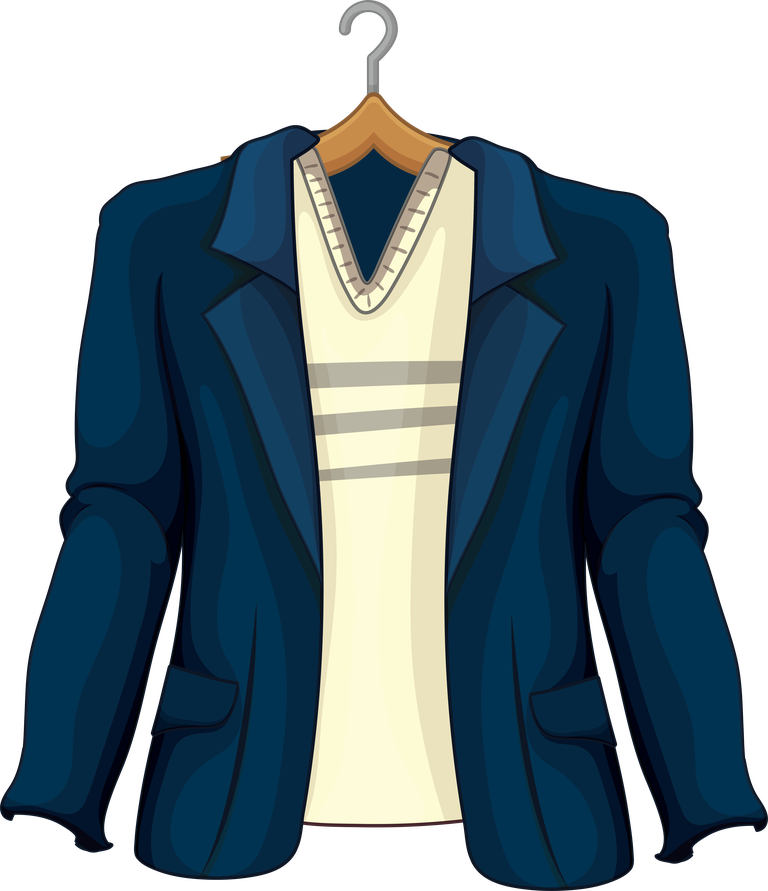 free clothes set different types shirt same vector 51178