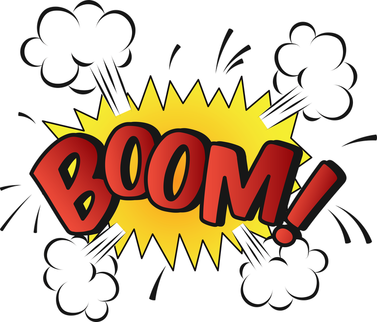 collection of comic effect featuring explosive sound effects for ...