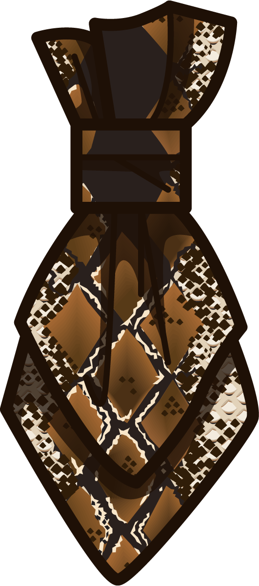 free collection of cravat with animal skin vector 754477