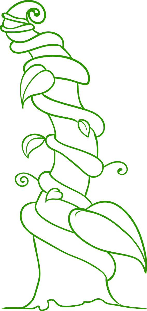 free collection of hand drawing beanstalk vector 877598