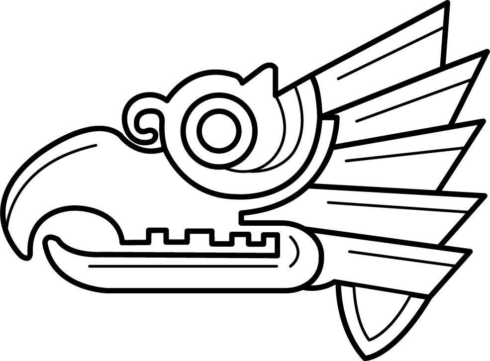 collection of quetzalcoatl doodle featuring intricate details and ...