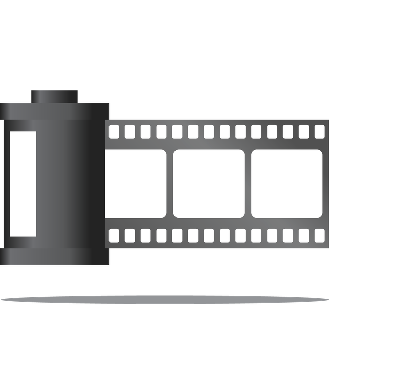 free colorful film canister with realist... | Magipik Free Vector