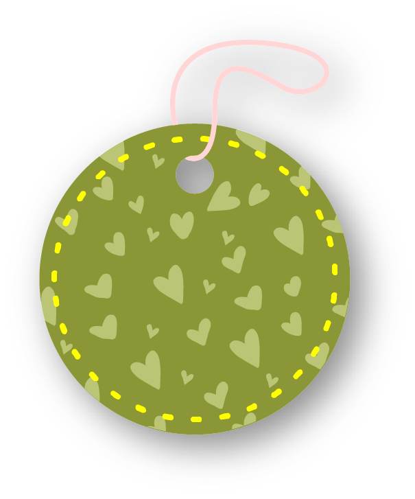 colorful hang tag round icons for creati... | Magipik Free Vector