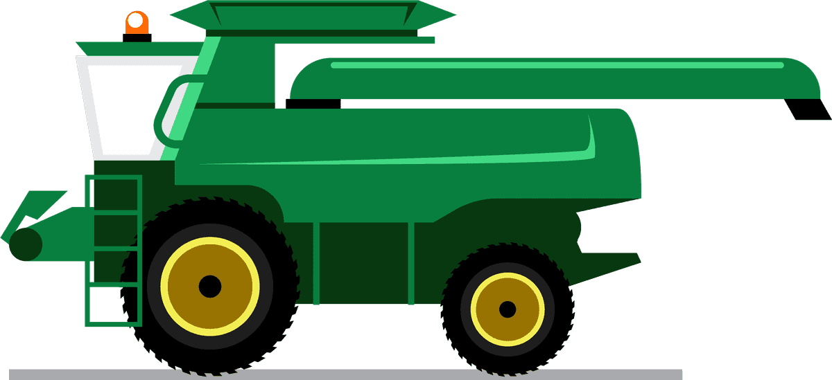 free combine in cartoon style vector 330... | Magipik Free Vector