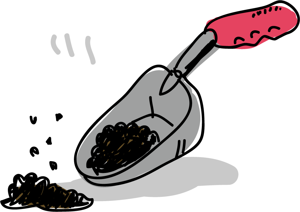 compost recycle processing doodle illustration for eco-friendly ...