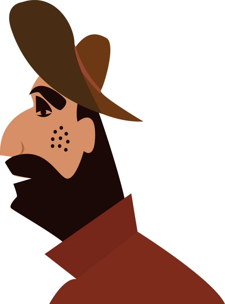 free Cowboys male avatar collection retro vector 891905