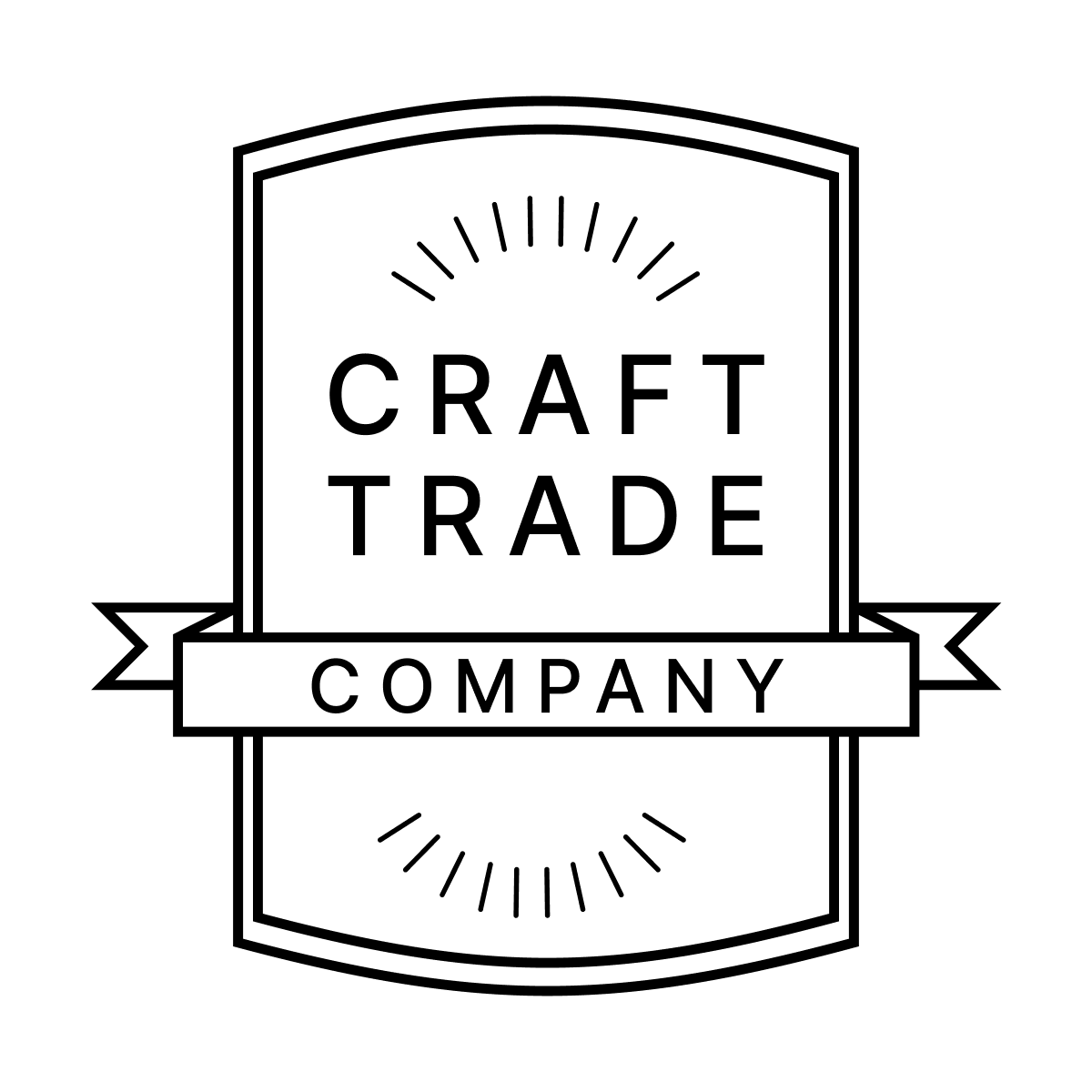 free minimalist craft trade company logo for vector 693374