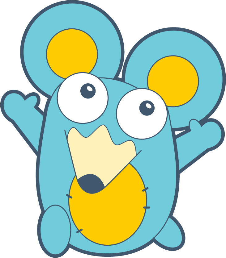 cute mouse character set illustration with playful expressions and ...