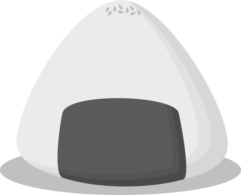 free cute rice balls japanese rice ball ... | Magipik Free Vector