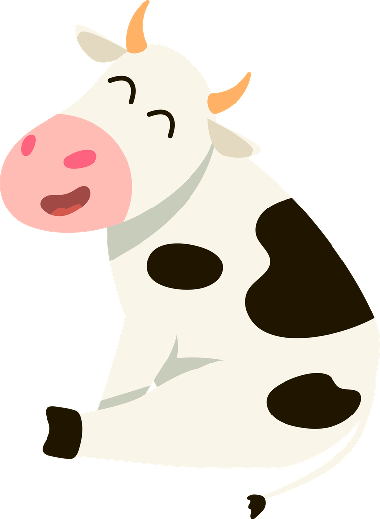 free dairy cow set funny spotted cow grey vector 538404