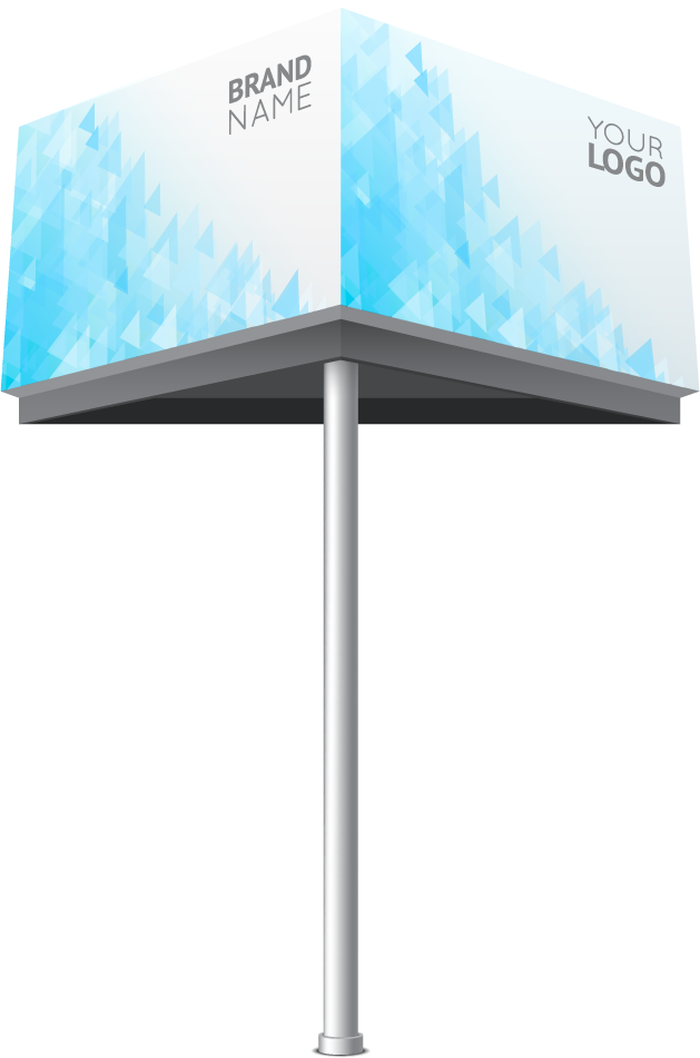 free realistic 3d billboard mockup desig... | Magipik Free Vector
