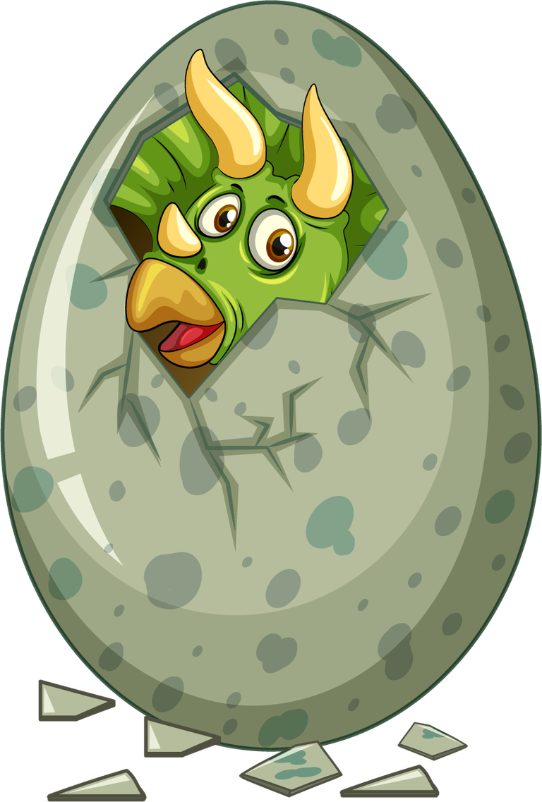 free dinosaur happy dinosaur with dinosa... | Magipik Free Vector