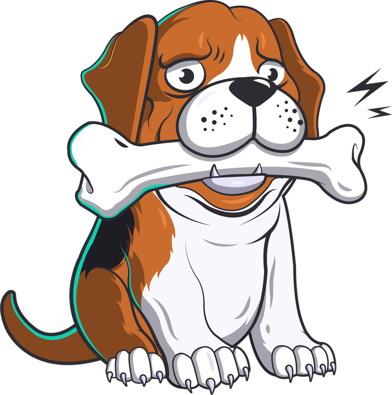 free dog animals icons funny cartoon vec... | Magipik Free Vector