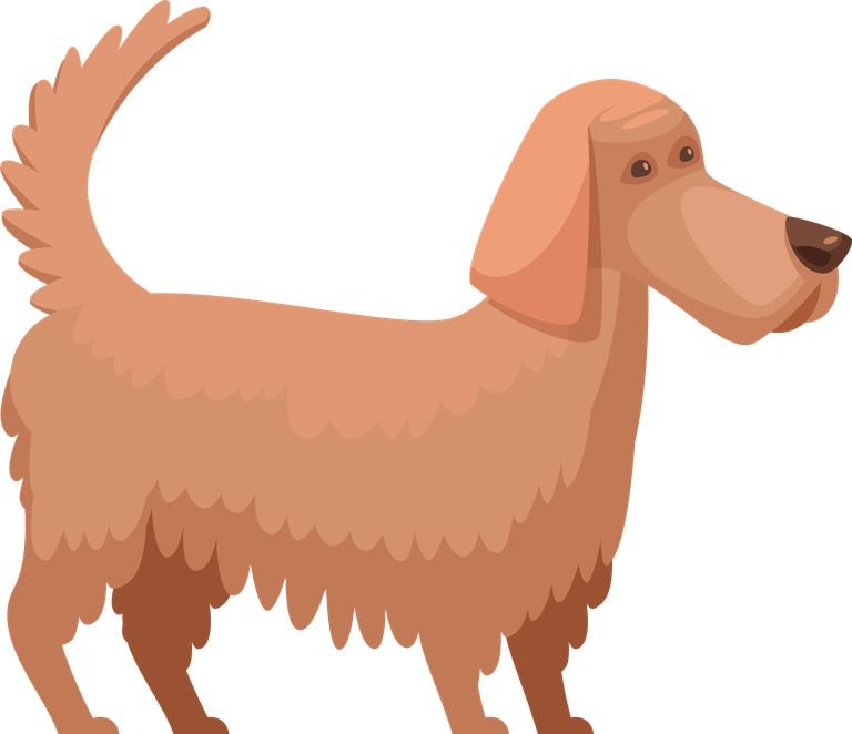 free dog retro cartoon icons collection with vector 37675