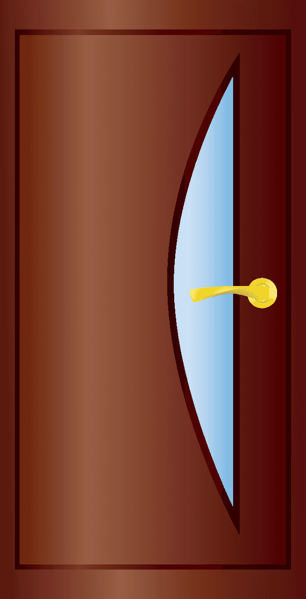 secure and modern door security door vector for home and office ...