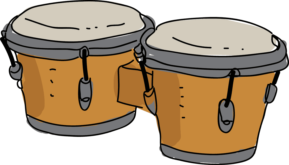 free drum ethnic bongo collection hand drawn vector 251999