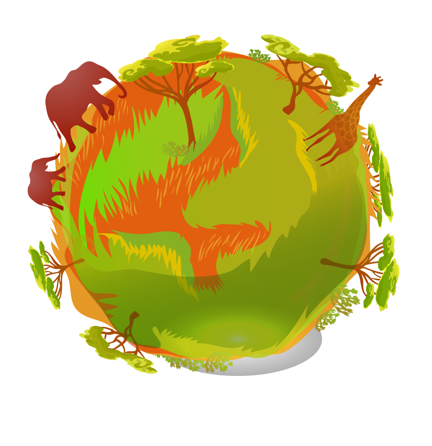 free earth terrain types cartoon earth vector 793992